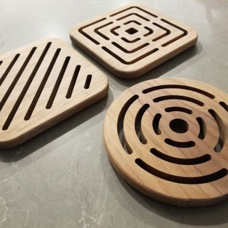 Wood Trivet - Etsy