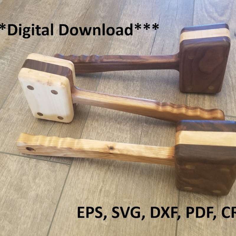 Cnc Wood Mallet File - Etsy