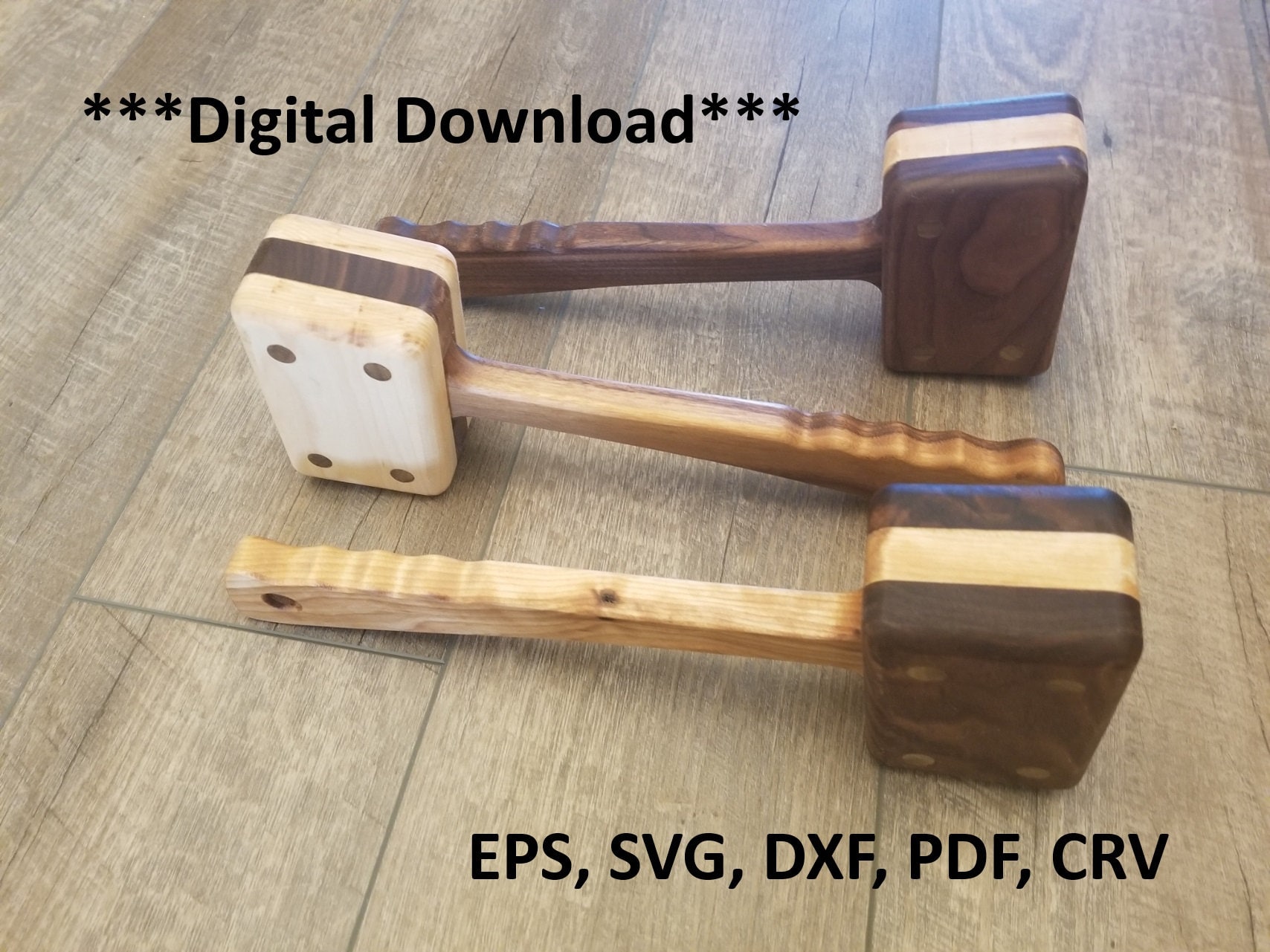 Mallet, Wooden Mallet, Wood Hammer, Tool, Garage, Gift, Vcarve Pro ...