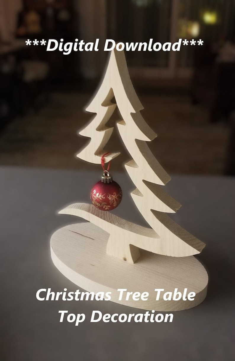 Christmas Tree Decoration, Vcarve Pro, Digital File, Holiday Gifts ...