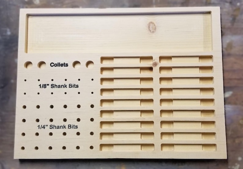 CNC Bit Tray Organizer. Organization for All Your CNC Bits. - Etsy