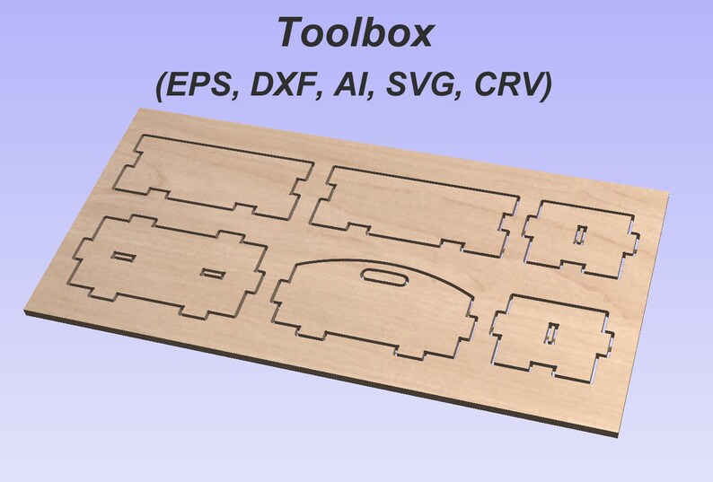 Tool Box, Tool Holder, CNC Project, Wood Toolbox, Tools, Tool Storage ...