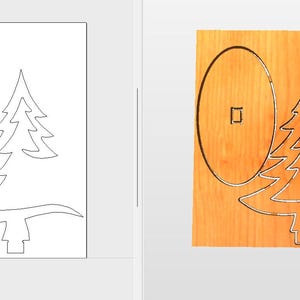 Christmas Tree Decoration, Vcarve Pro, Digital File, Holiday Gifts ...