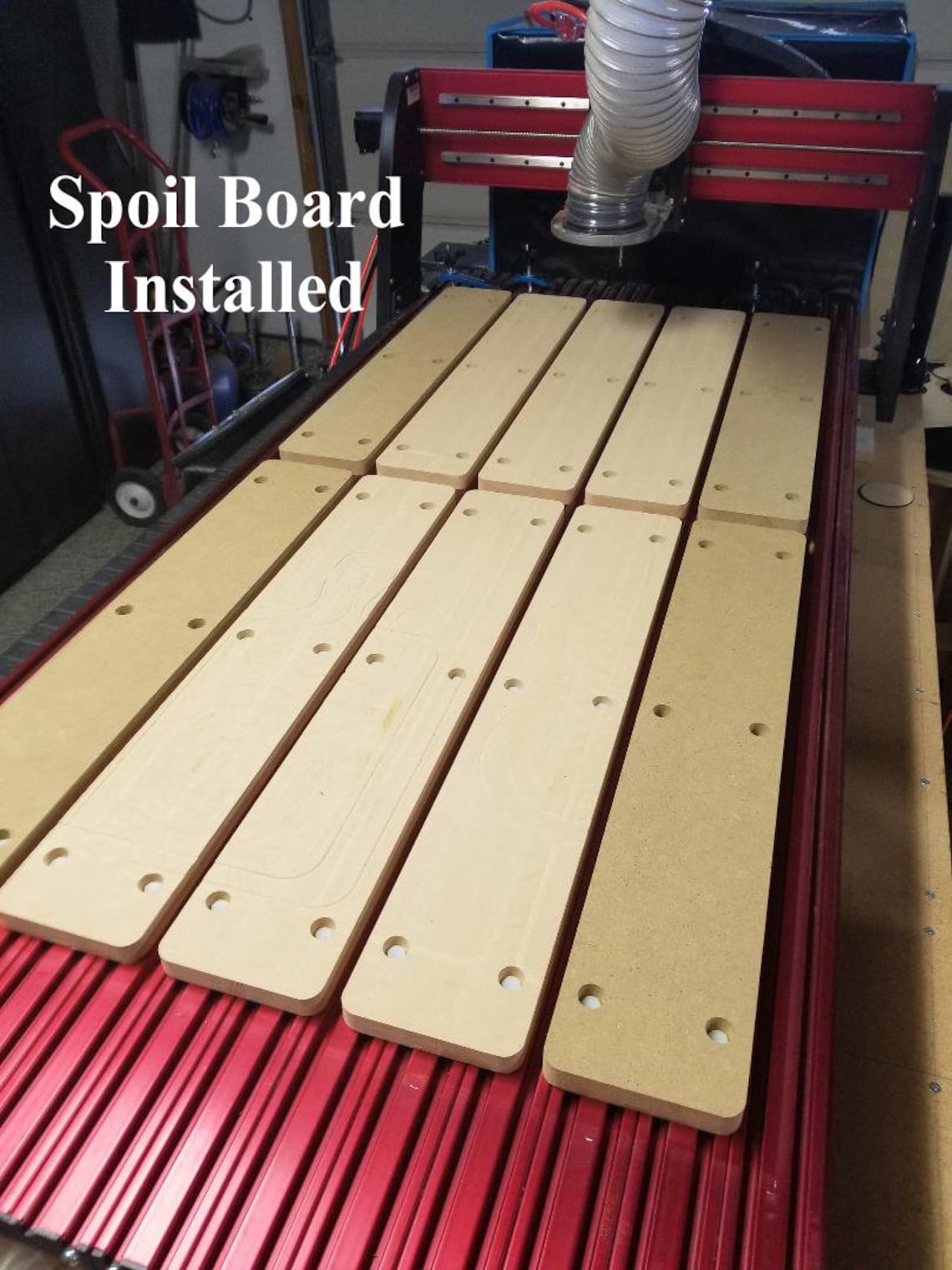 Spoil Board Next Wave HD520 HD510 CNC Vectric Vcarve Pro Aspire Cut2d ...