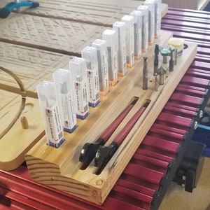 CNC Bit Organizer: Tool Holder Digital Files (digital Download) - Etsy