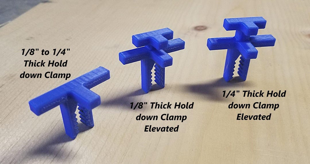 Falcon 2 Laser Hold Down Clamps: 3D Printer Files (STL, GCODE) - Etsy