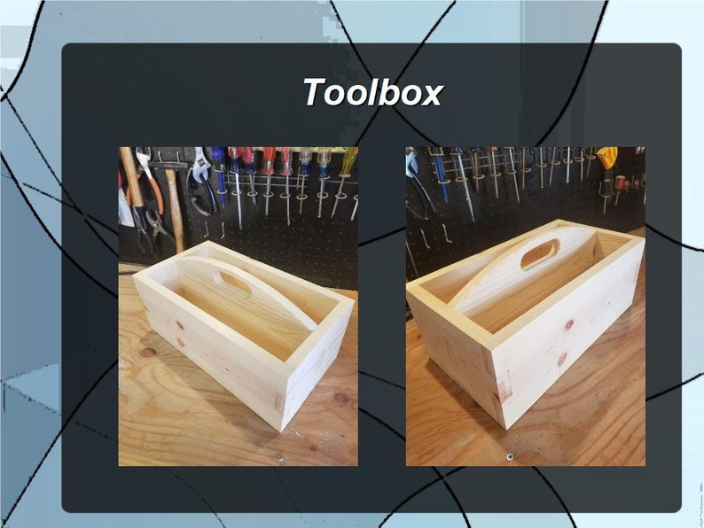 Tool Box, Tool Holder, CNC Project, Wood Toolbox, Tools, Tool Storage ...