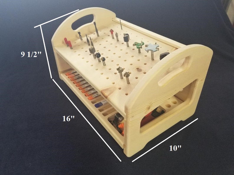 CNC Bit Holder, Tool Organizer Plans (digital Download) - Etsy
