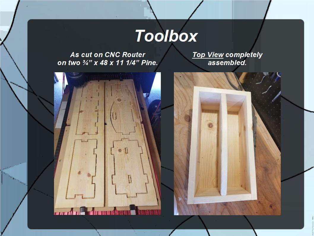 Tool Box, Tool Holder, CNC Project, Wood Toolbox, Tools, Tool Storage ...