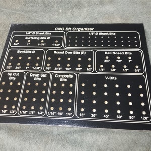 CNC Bit Organizer, Cutting Machine Bit Storage, - Etsy