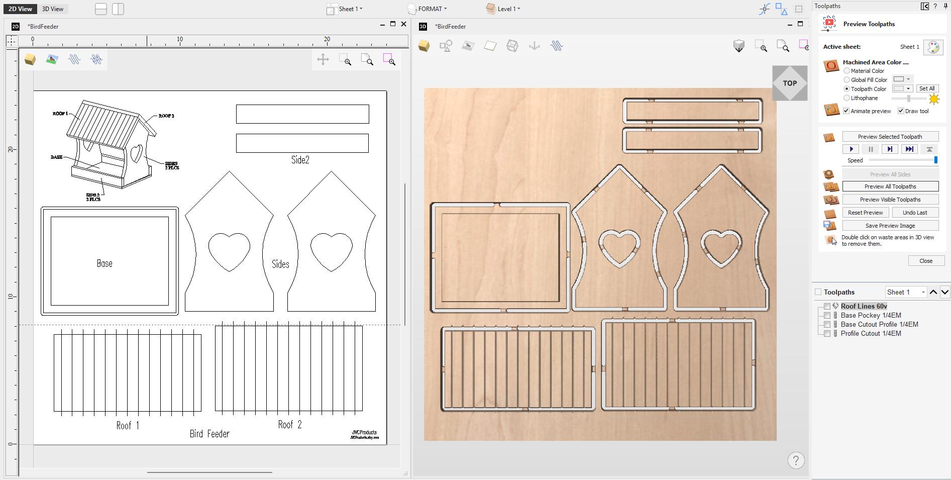 Bird Feeder CNC Router Files: DIY Plans (digital Download) - Etsy