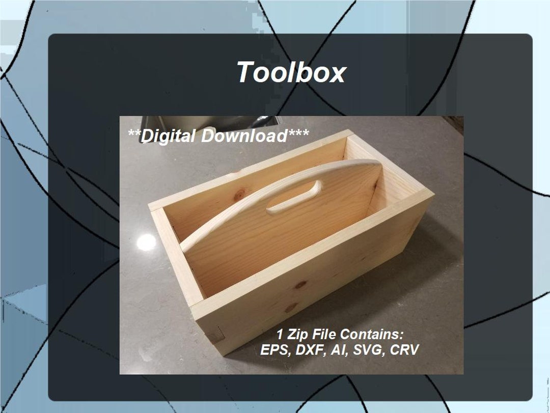 Tool Box, Tool Holder, CNC Project, Wood Toolbox, Tools, Tool Storage ...