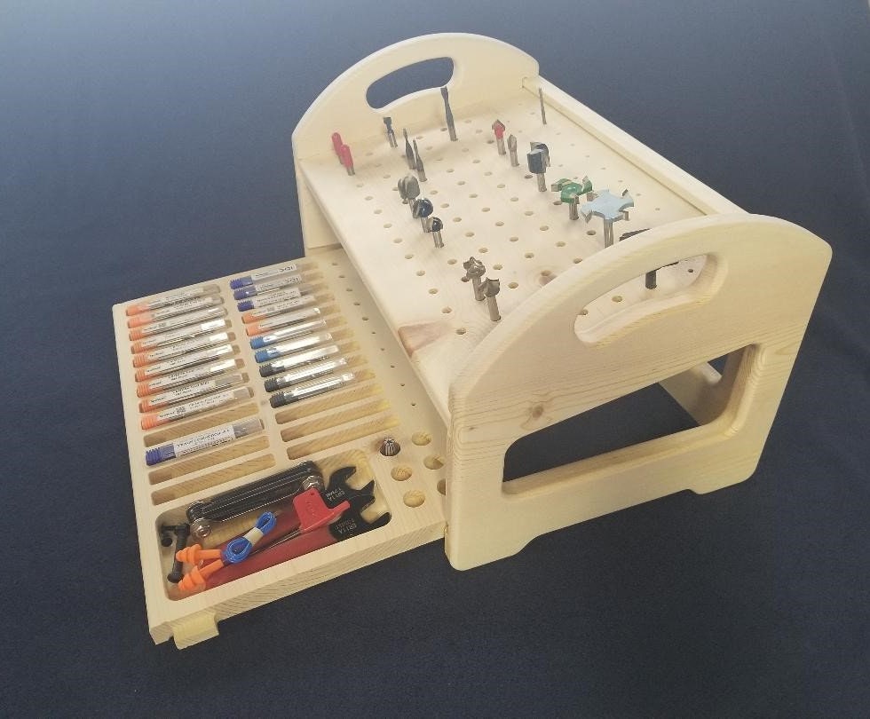 Cnc Bit Holder Cnc Tools Cnc Bit Organizer Cnc Bit Holder Tool