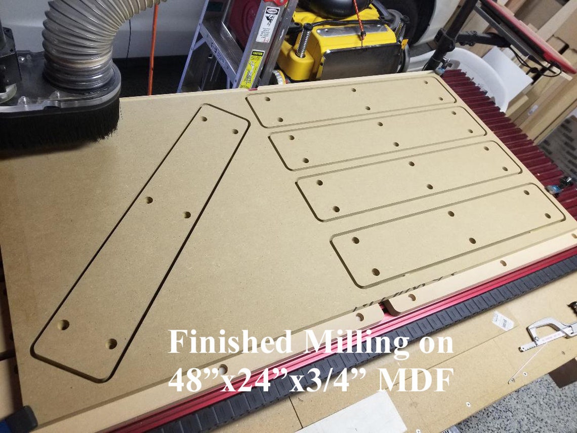 Spoil Board Next Wave HD520 HD510 CNC Vectric Vcarve Pro Aspire Cut2d ...
