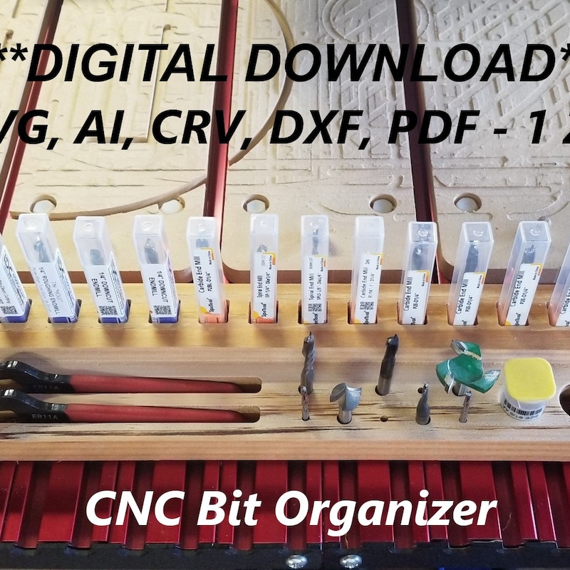 Cnc Files Bit Holder - Etsy