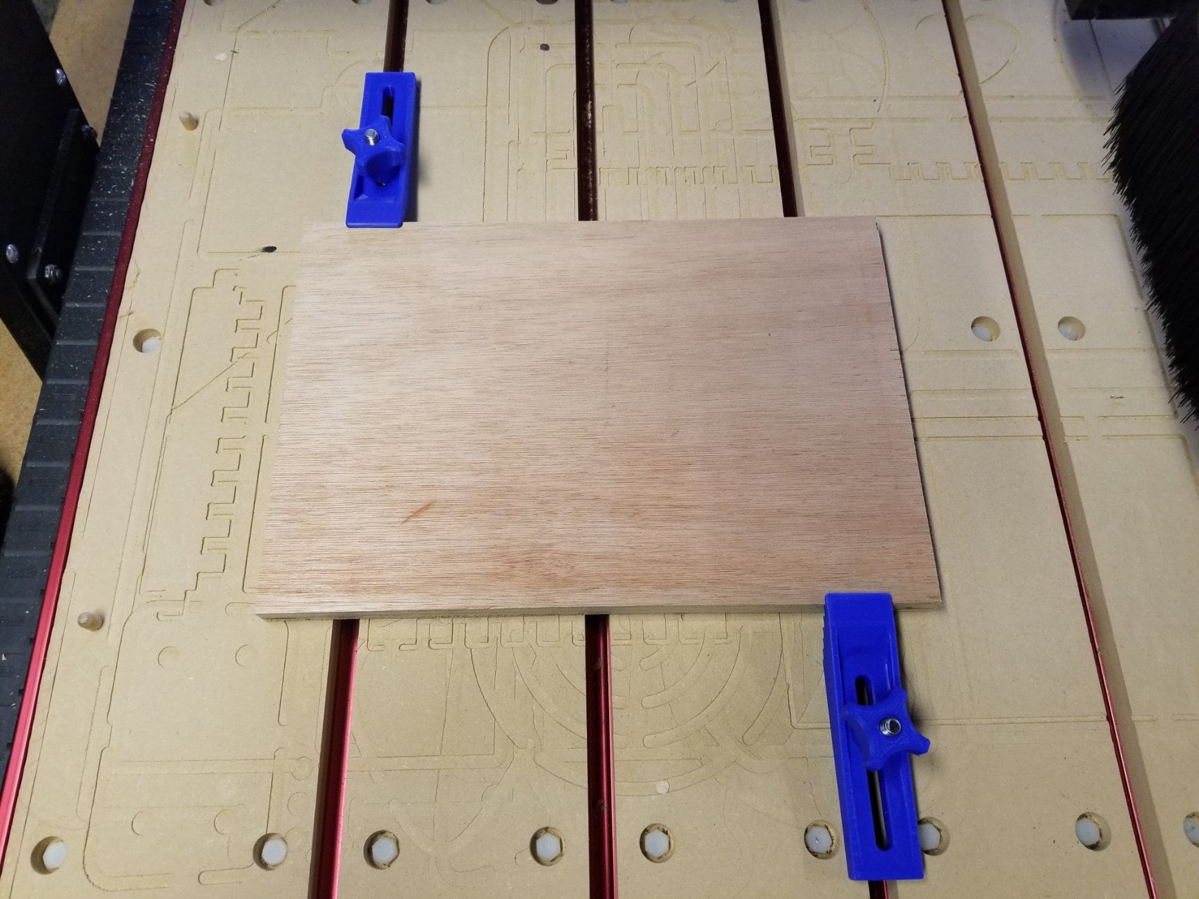 3D Printed CNC Clamp and Knob for CNC Machining. Fastening Tooling ...