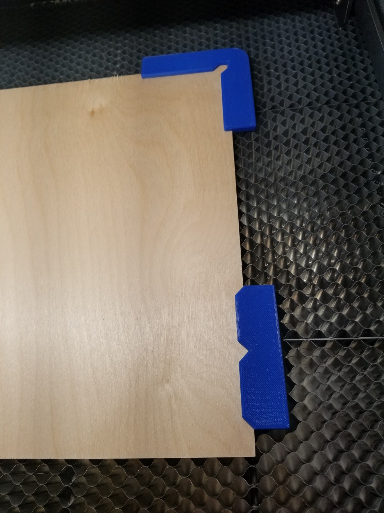 Laser Hold Down Clamps, 3D Printed Corner and Edge Hold Downs Using ...