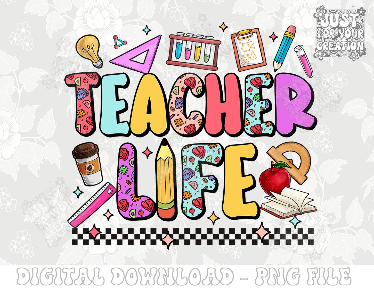 Teacher Life Png Svg Eps Dxf Sublimation Design Download - Etsy