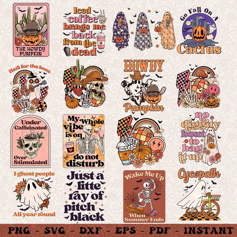 Halloween Vector Bundle - Etsy