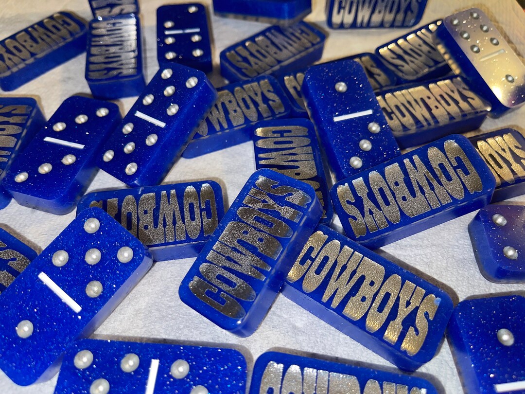 Dallas Cowboy Domino Set With Case - Etsy