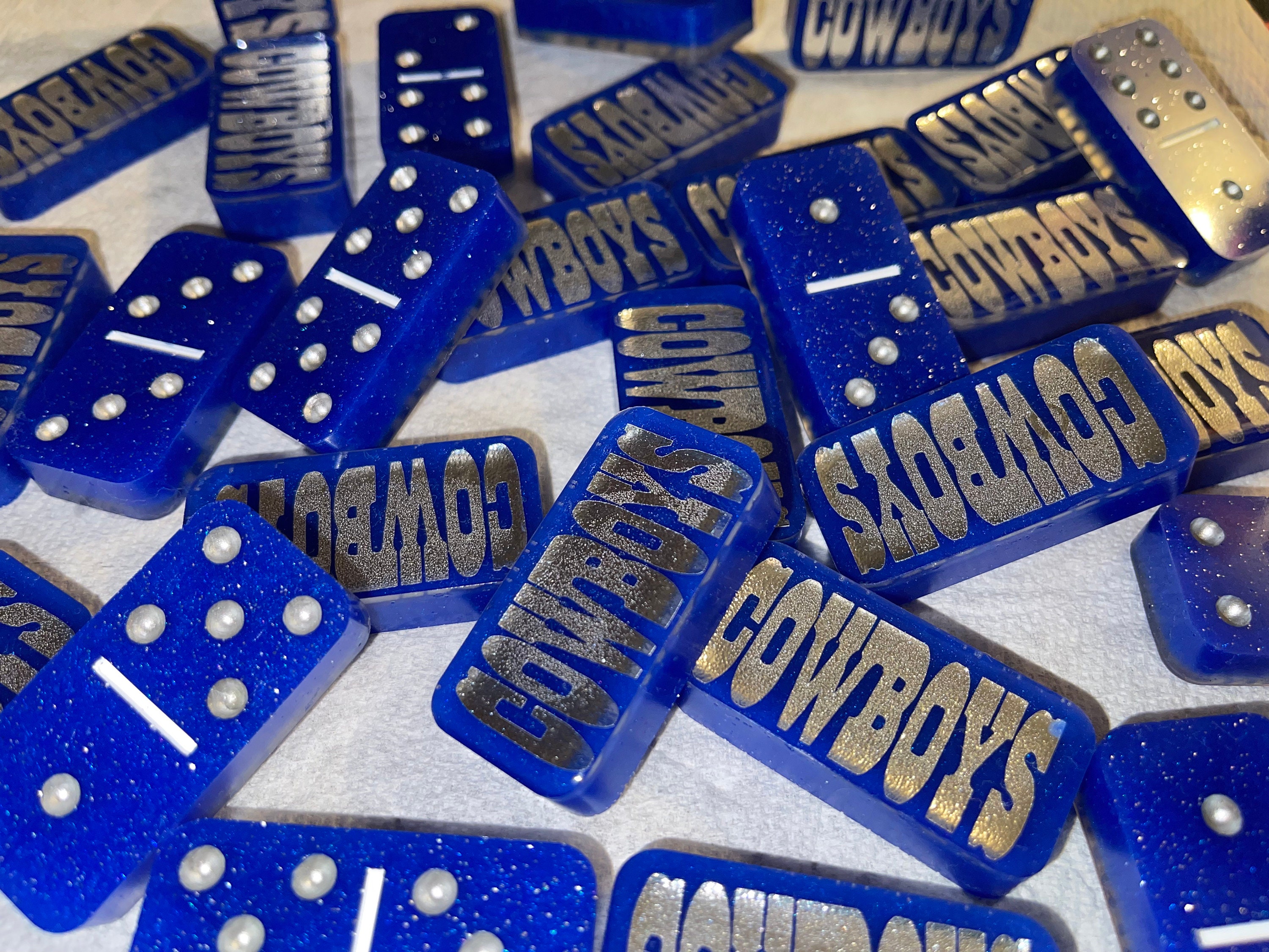 Dallas Cowboy Domino Set With Case - Etsy