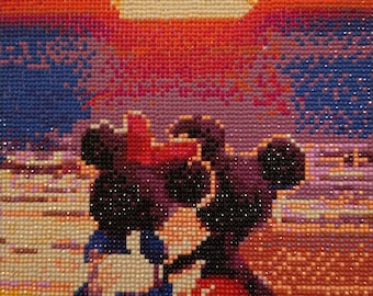 Mickey and Minnie Diamond Painting - Etsy
