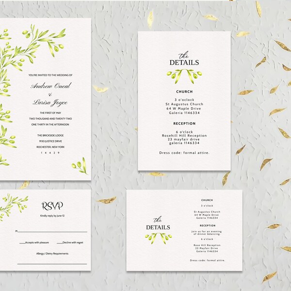 Branch Invitation - Etsy