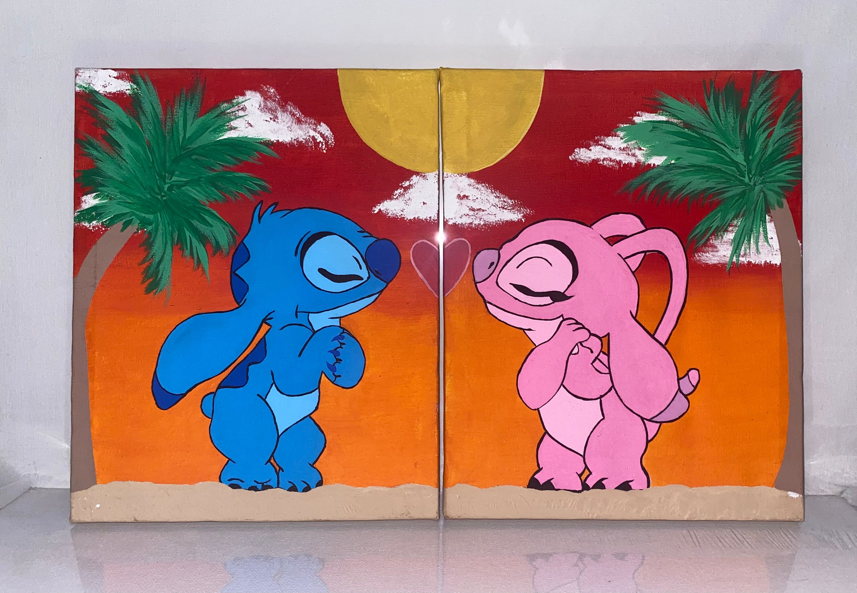 Stitch and Angel - Etsy