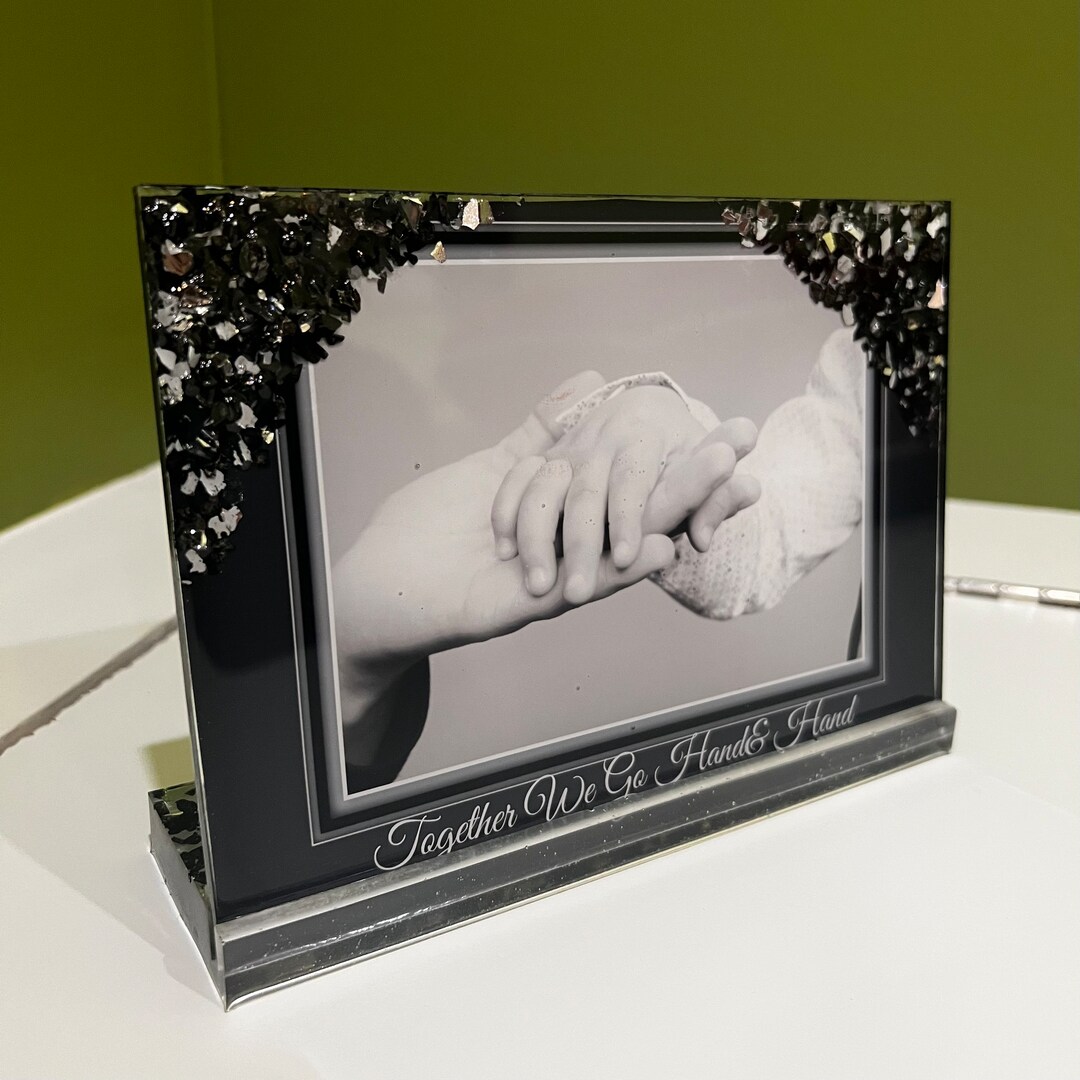 Create Your Own Customized Picture Frame. Photo and Quote, Crystals ...
