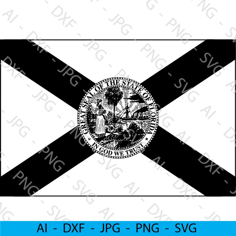 Florida State Flag File Bundle (ai, Dxf, Jpg, Png & Svg) - Etsy
