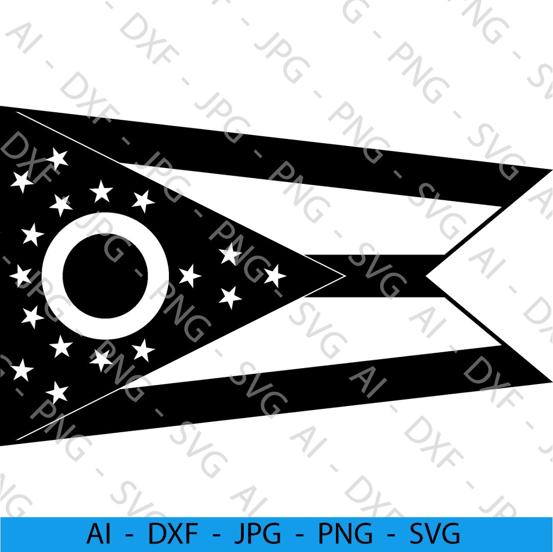 Ohio State Flag File Bundle (ai, Dxf, Jpg, Png & Svg) - Etsy