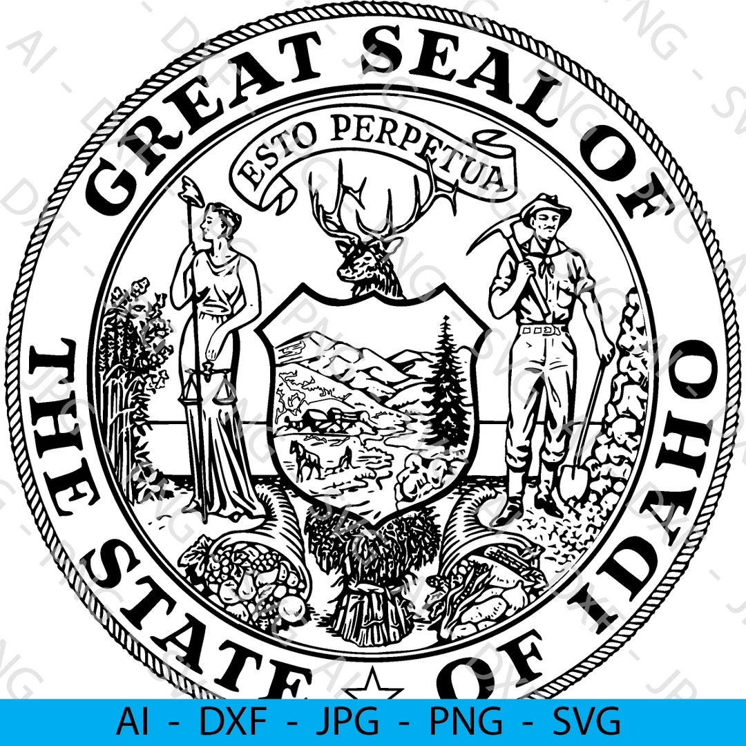 Idaho State Flag File Bundle (ai, Dxf, Jpg, Png & Svg) - Etsy