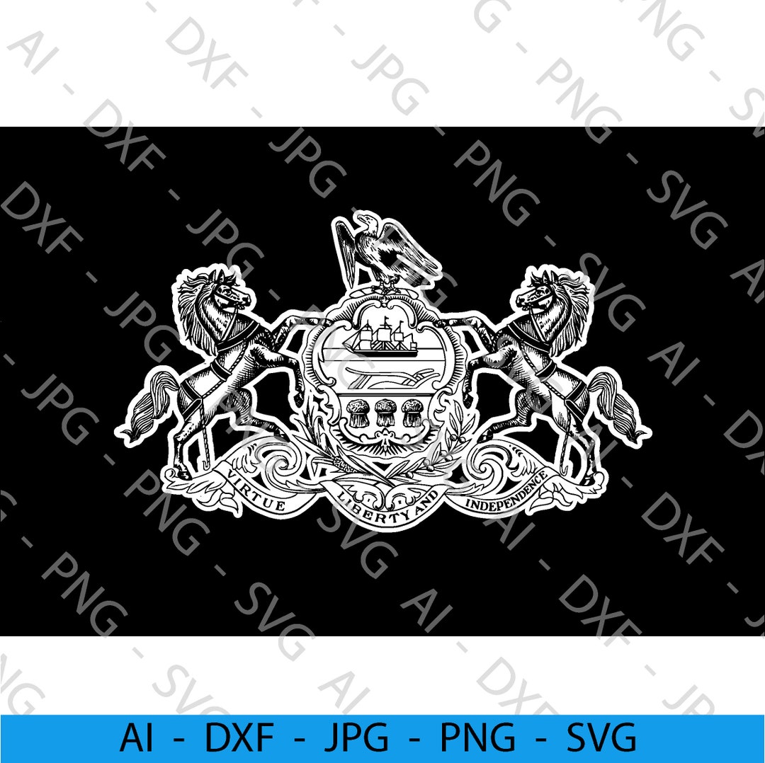 Pennsylvania State Flag File Bundle (ai, Dxf, Jpg, Png & Svg) - Etsy