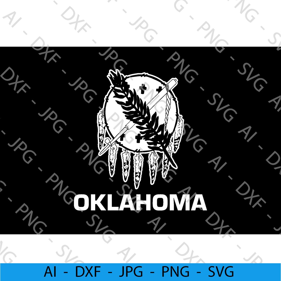 Oklahoma State Flag File Bundle (ai, Dxf, Jpg, Png & Svg) - Etsy