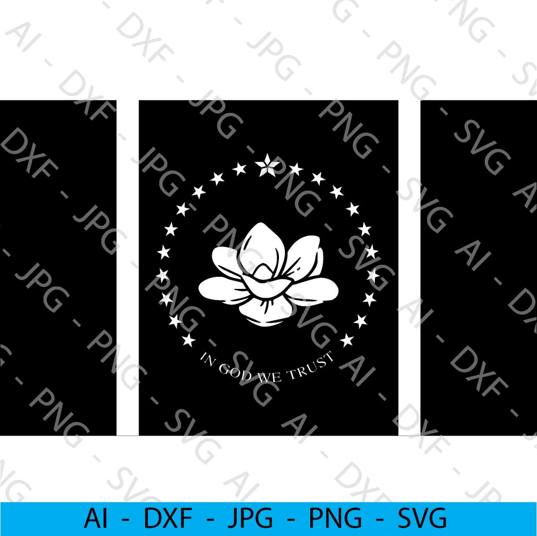 Mississippi State Flag File Bundle (ai, Dxf, Jpg, Png & Svg) - Etsy