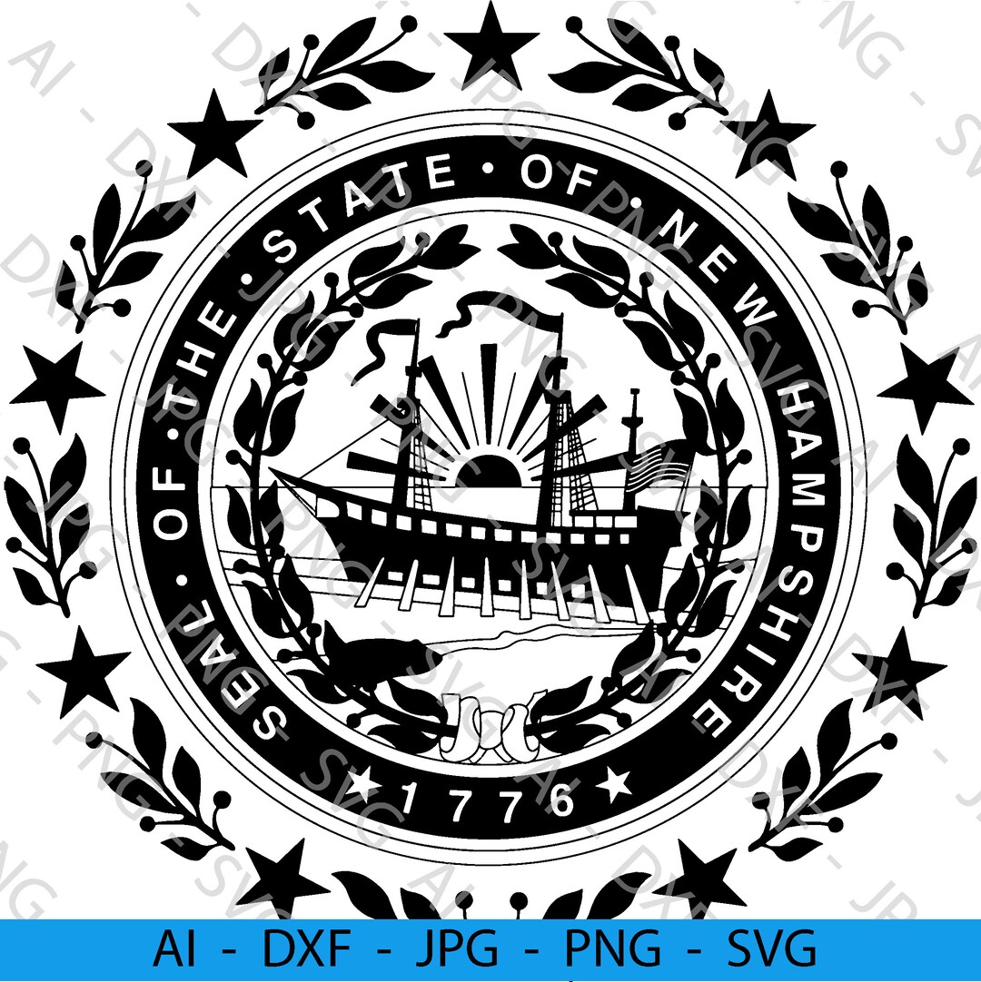 New Hampshire State Flag File Bundle (ai, Dxf, Jpg, Png & Svg) - Etsy