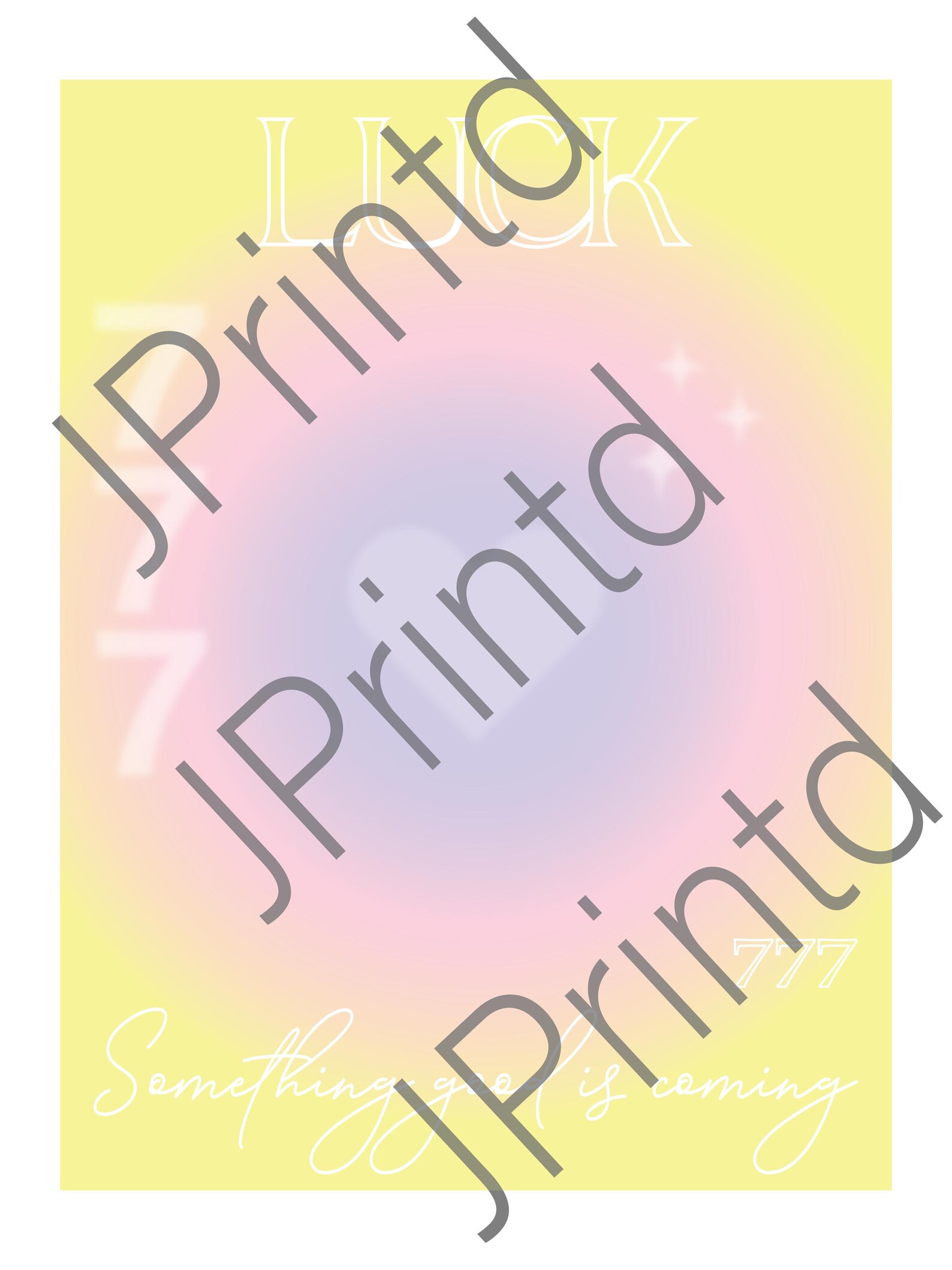 777 Angel Number Aura Printable Wall Art - Etsy