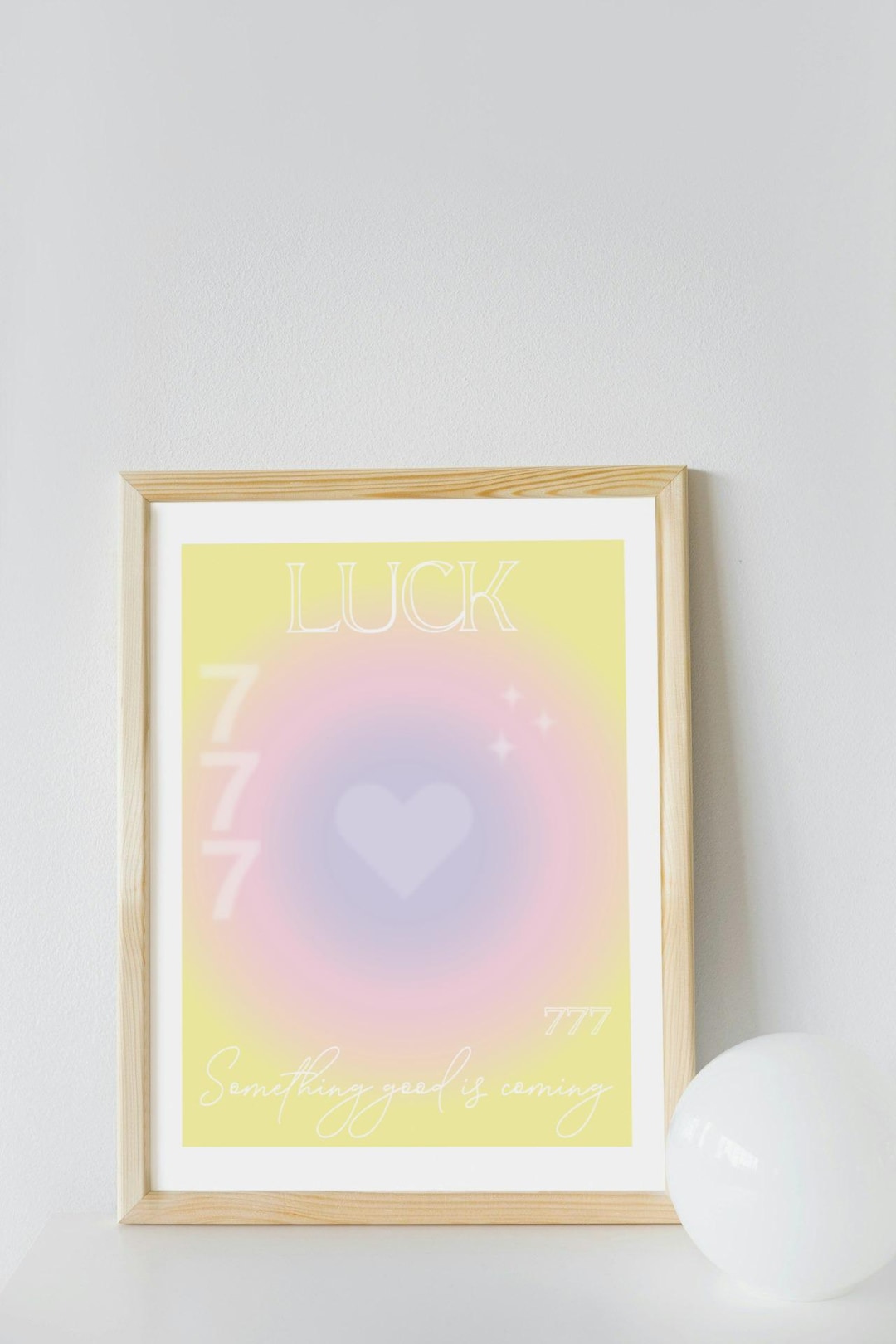 777 Angel Number Aura Printable Wall Art - Etsy