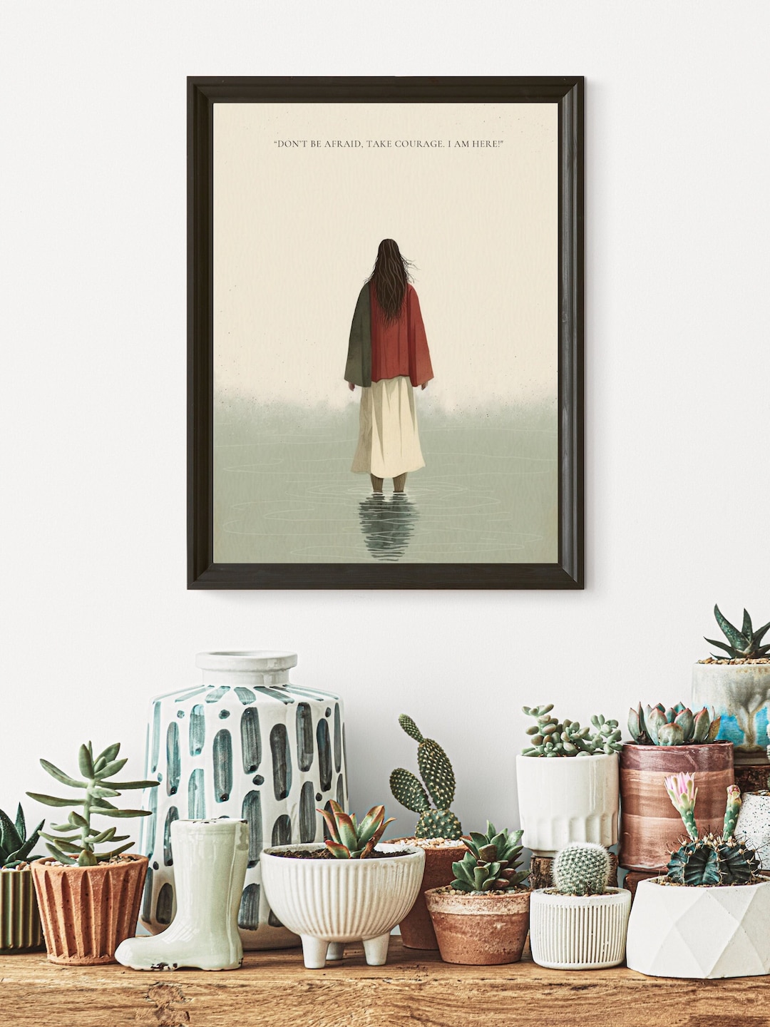 Minimalistic Christian Art Bible Verse Art Modern Christian Art ...