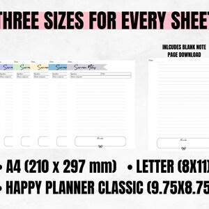 Sermon Notes Printable, Faith Planner, Digital Download, Journal Pages ...