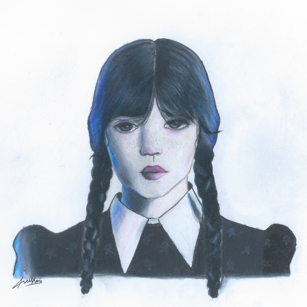 Wednesday Addams Print - Etsy