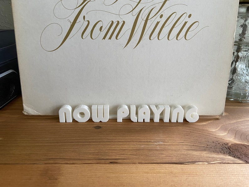Now Playing Vinyl Stand expedited - Etsy