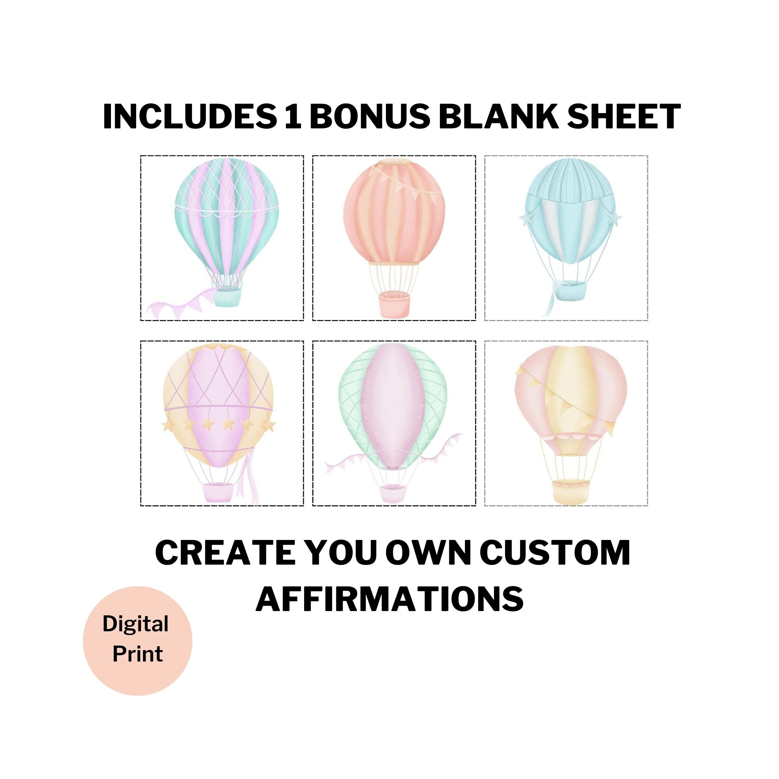 Kids Printable Positive Affirmation Cards, Motivational Cards for ...