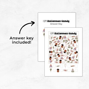 Halloween I Spy Worksheets, Retro Halloween I Spy and Count Printable ...