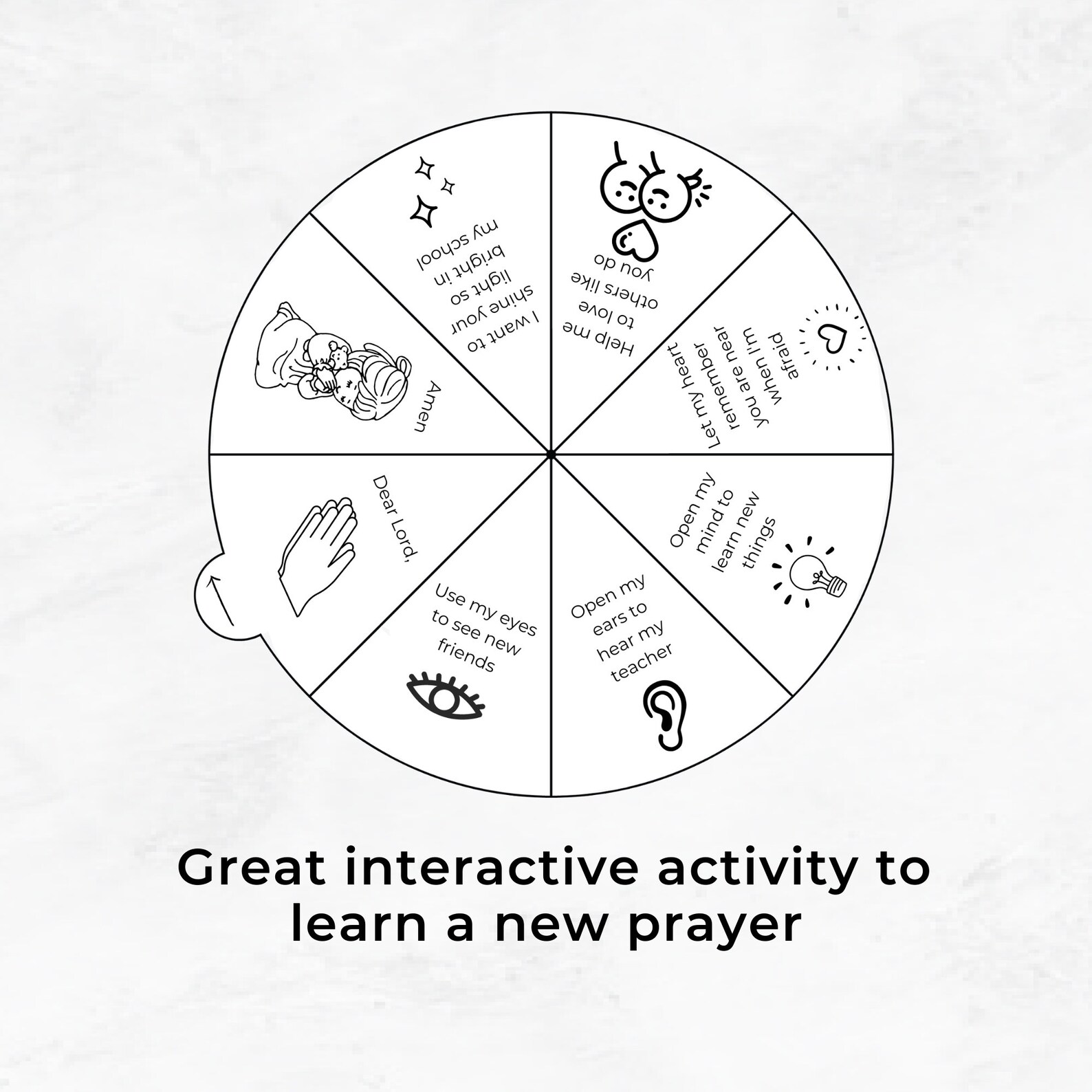 Prayer for Kids in School, Night Before School, Back to School Spin ...