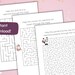 Valentine Maze Puzzle Printable, Printable Valentines Games, Kids ...
