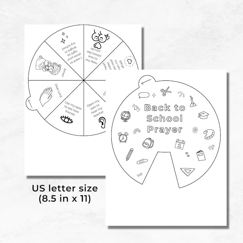 Gebed voor kinderen op school, avond voor school, terug naar school ...