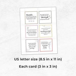 Lunch Box Notes Christian Printable, Encouragement Cards for Kids ...