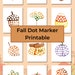Preschool Do a Dot Art Printables, Fall Halloween Dot Stickers Activity ...