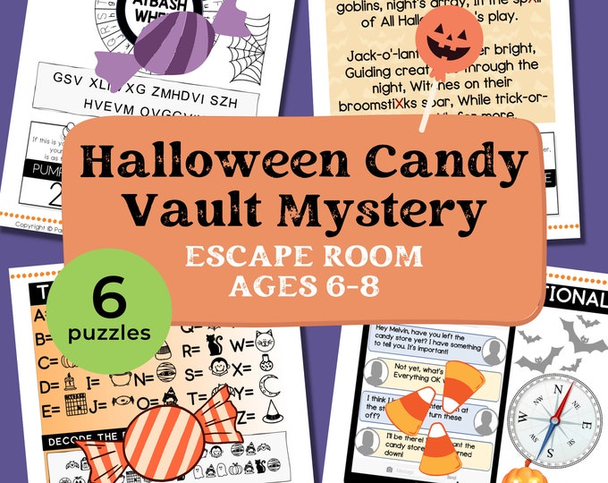 Halloween Escape Room for Kids, Printable Party Game, Witches Brew ...